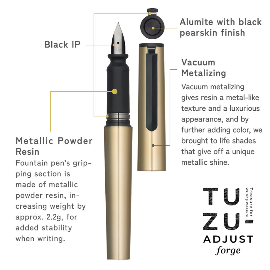TUZU ADJUST Forge Fountain Pen | Sailor Pen